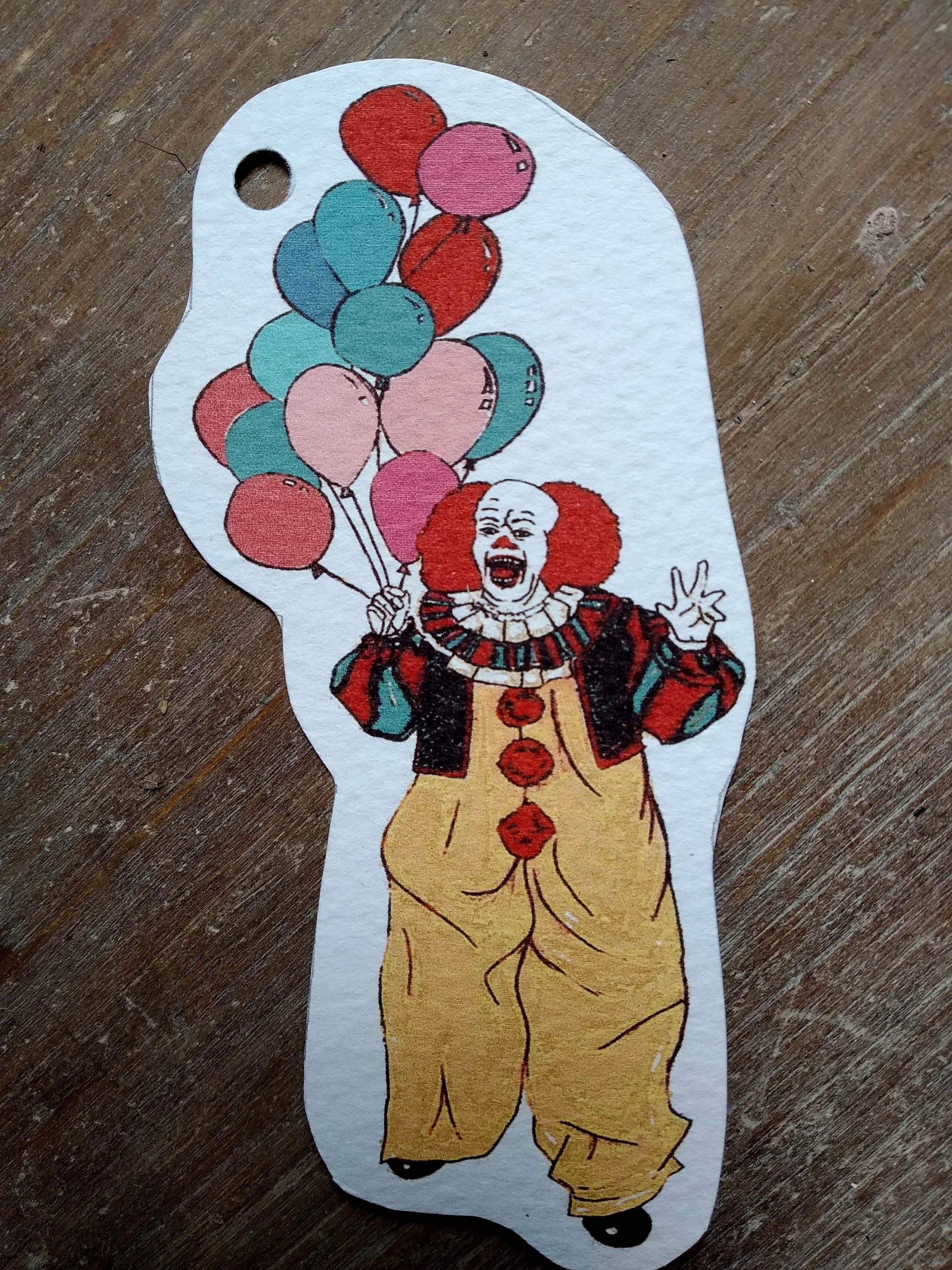 Horror Clowns Pogo and Pennywise Gift Tags - Etsy