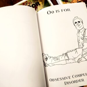 Abc's of Horror Colouring in Book - Etsy