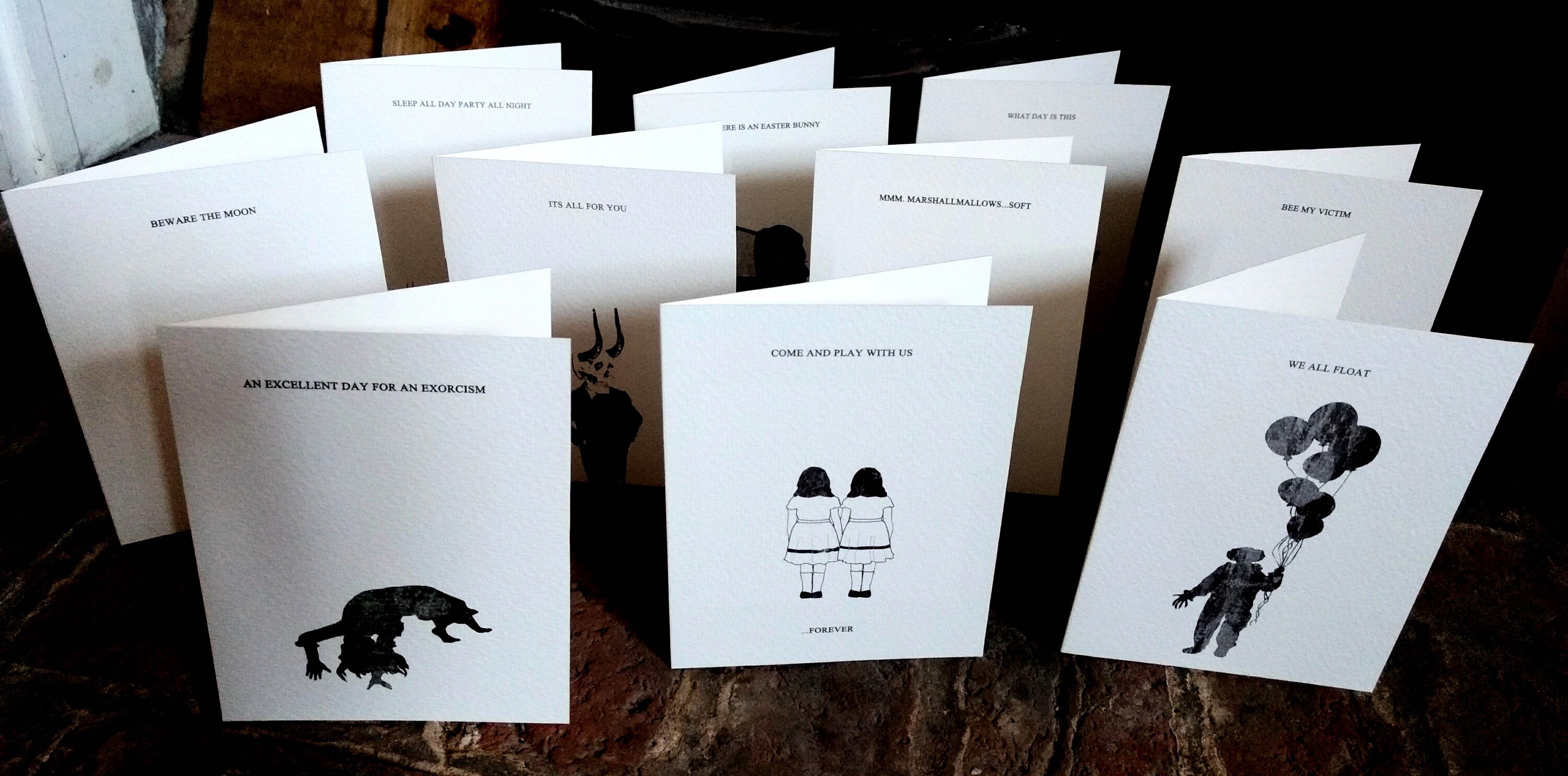 10 Cult Horror Movie Greetings Cards - Etsy