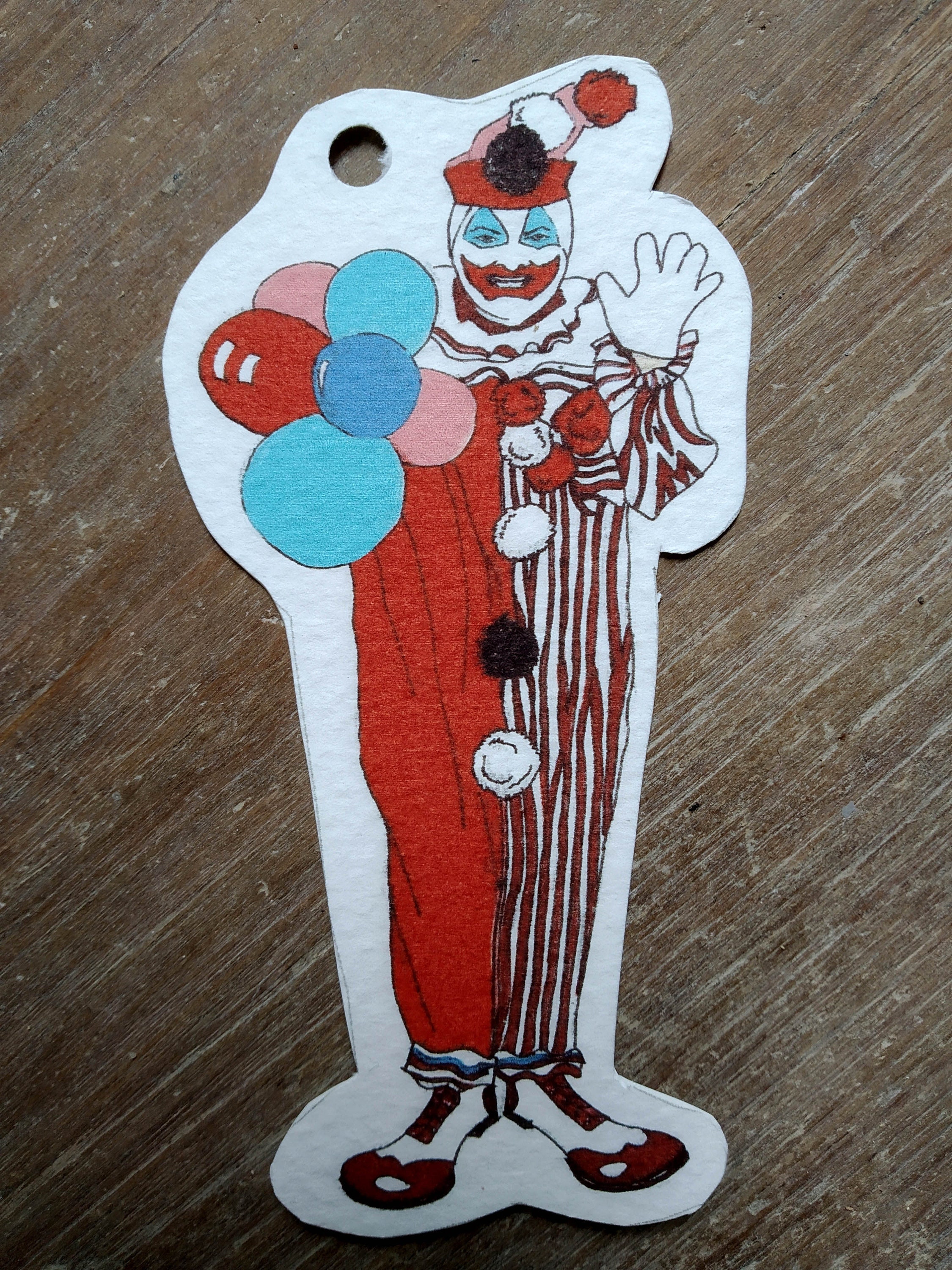 Horror Clowns Pogo and Pennywise Gift Tags - Etsy