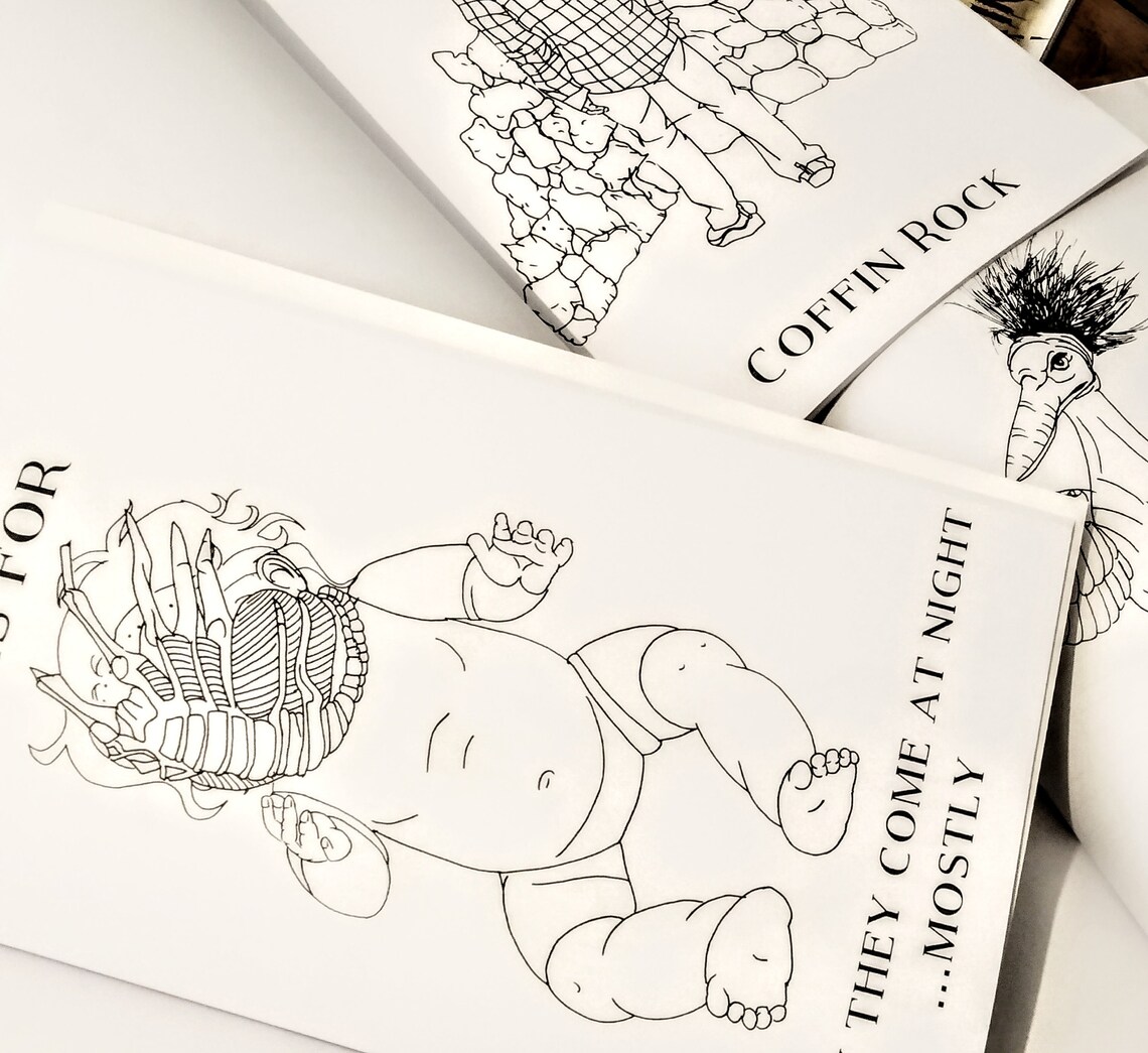 Abc's of Horror Colouring in Book - Etsy