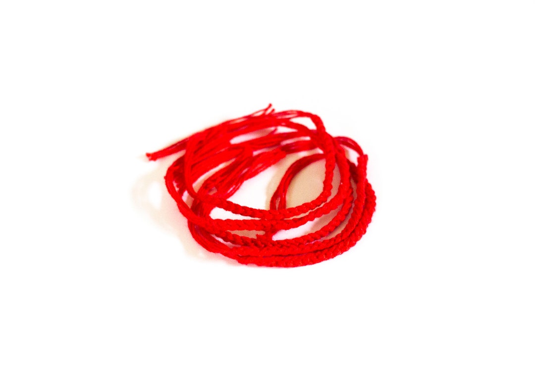 Borann "ambohs Krahom" Blessed Red String | (5 Pcs) Khmer Buddhist Red ...