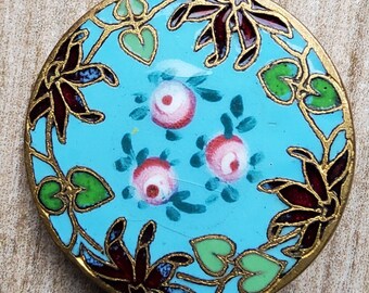 Vintage 1990's Enamel Paddington Bear Button. - Etsy