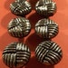 Vintage Set of Eight Small Glass Buttons. - Etsy
