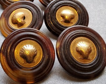 Tortoiseshell Buttons - Etsy