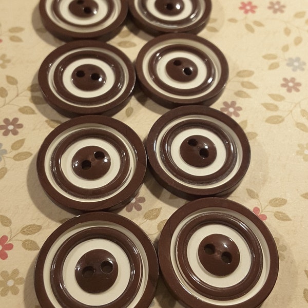 Brown Buttons - Etsy