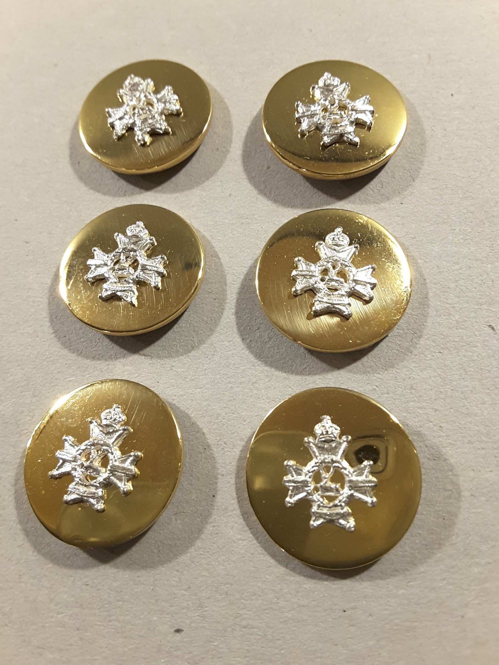 Vintage Set of 6 Gaunt London Uniform Buttons. - Etsy