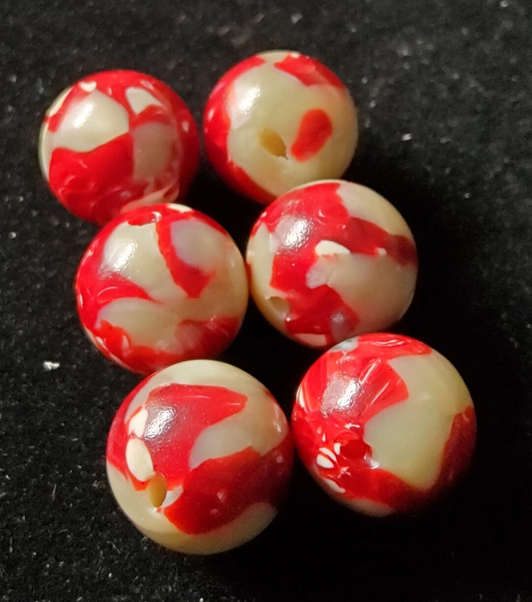 Vintage 1930's Marbled Early Plastic Ball Buttons. - Etsy