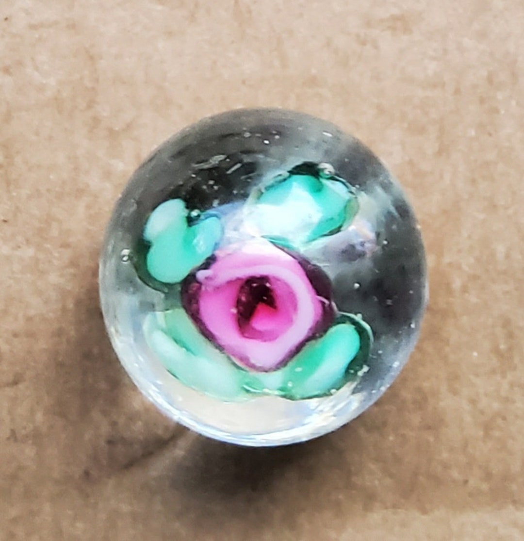 Vintage Glass Paperweight Button. - Etsy