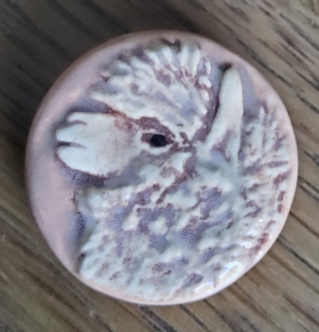 Vintage Arts and Craft Hand Made Pottery Alpaca Button. - Etsy