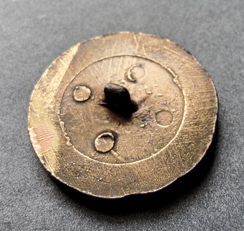Vintage 1930's Large Cast Metal Button. - Etsy