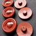 Vintage Set of Six 1930's Marbled Plastic Buttons. - Etsy