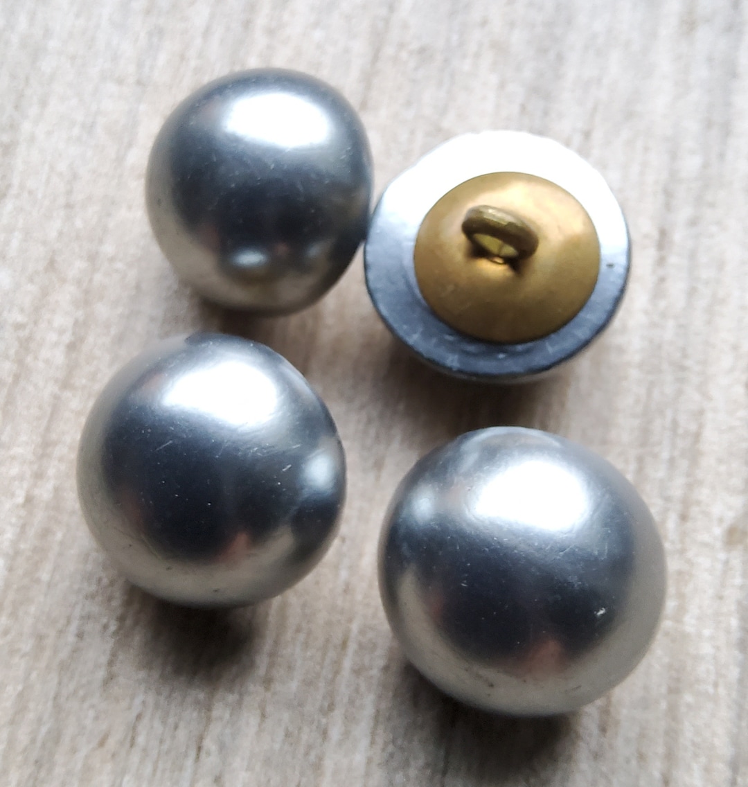 Vintage 1920's Domed Metal Jacket Buttons - Etsy UK
