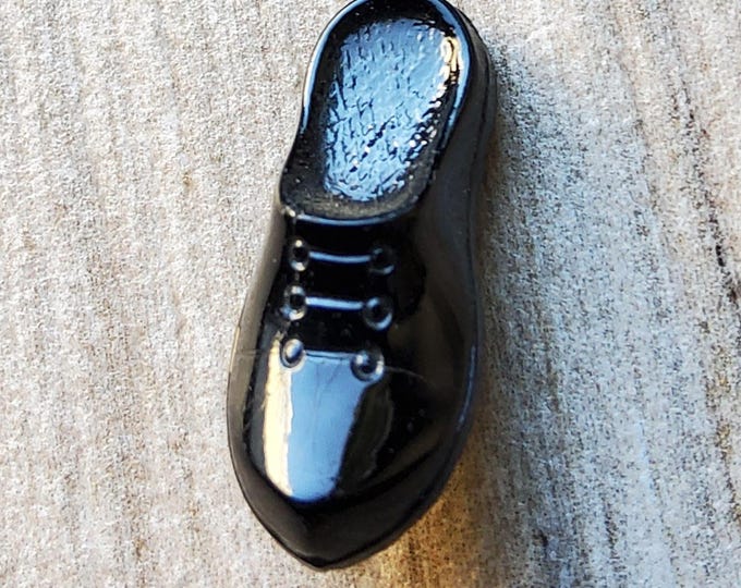 Vintage 1920's Glass Shoe Button. - Etsy