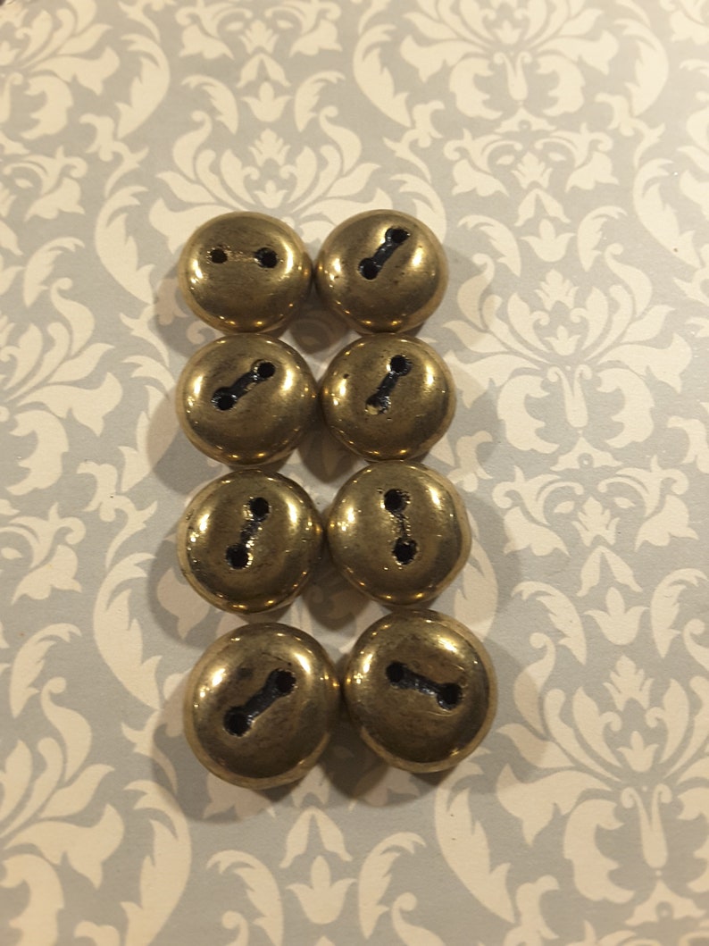Vintage Set of Eight 1930's Small Glass Buttons. - Etsy