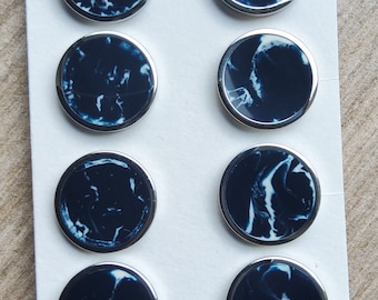 Vintage 1920's Set of Eight Glass Shirt Buttons. - Etsy