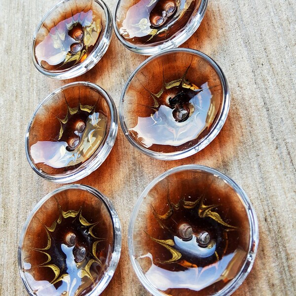 Clear Lucite Buttons - Etsy