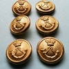 Vintage British Merchant Navy Uniform Tunic Gilt Button. - Etsy