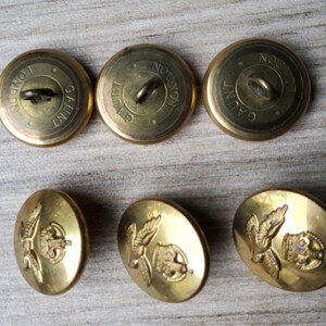 Vintage Six Large RAF Brass Uniform Buttons. - Etsy