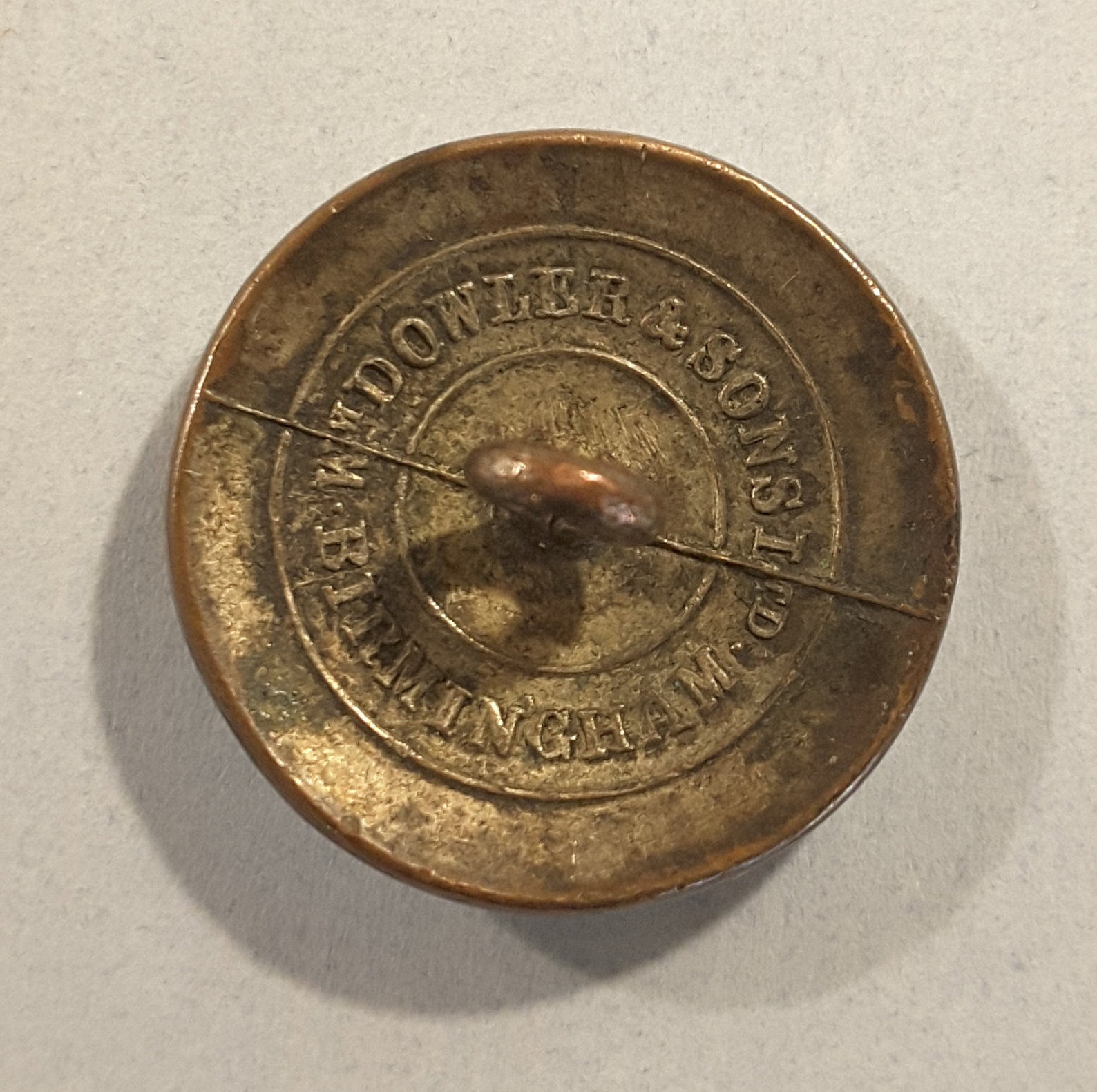 W Dowler & Sons Livery Button Early 1900's. - Etsy