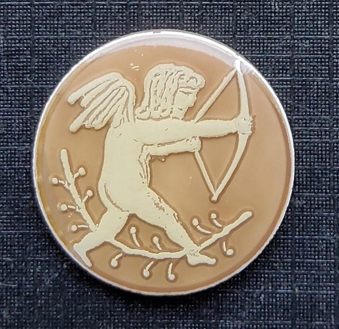 Vintage 1950's Acrylic Cherub Button. - Etsy