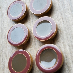 Vintage Set of Six Enamel Plastic Jacket Buttons. - Etsy