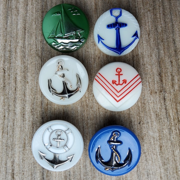 Nautical Buttons - Etsy