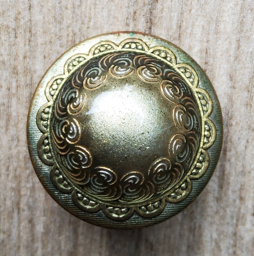 Vintage Design Under Glass Button. - Etsy