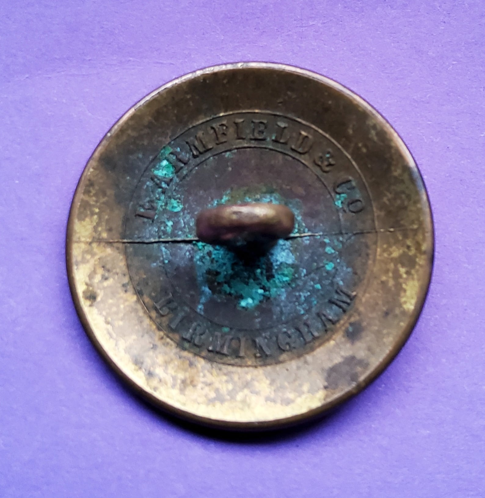 Vintage Early 1900's E Armfield Livery Button. - Etsy