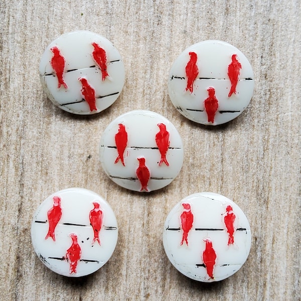 Bird Sewing Buttons - Etsy