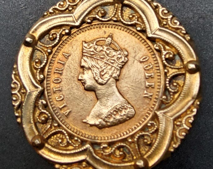 Vintage Large 1800's Commemorative Queen Victoria Button. - Etsy