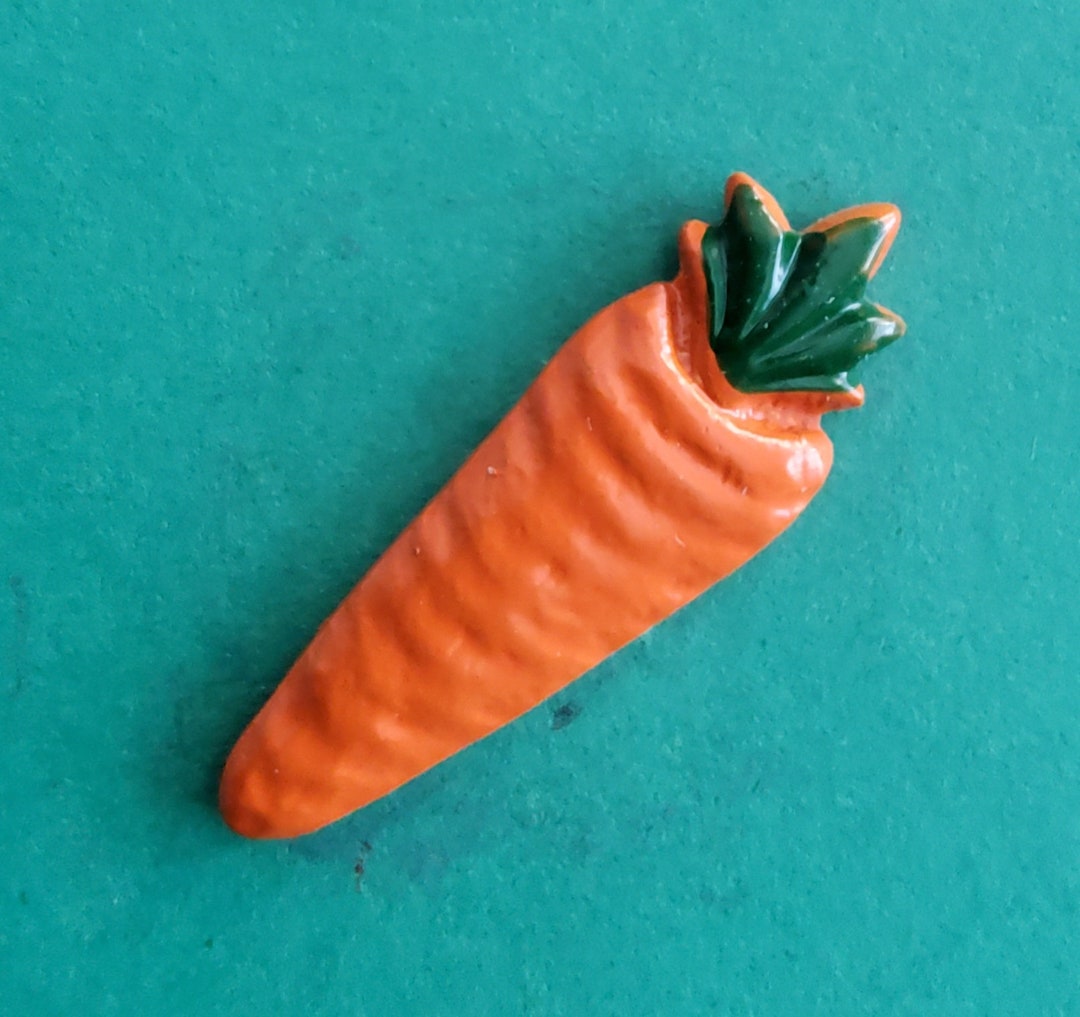 Vintage Metal JHB Carrot Button. - Etsy