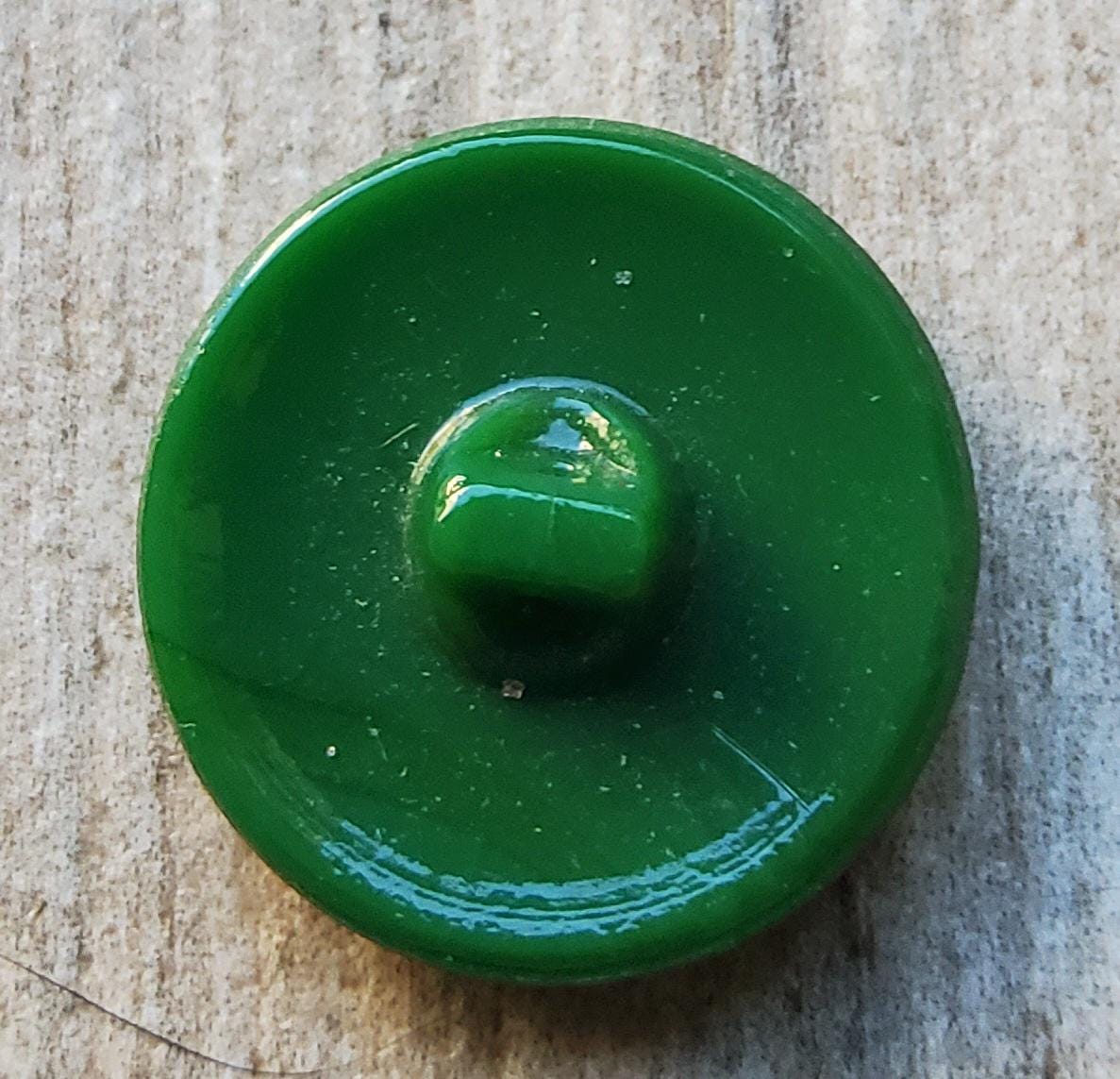 Vintage 1920's Hand Painted Glass Toadstool Button. - Etsy