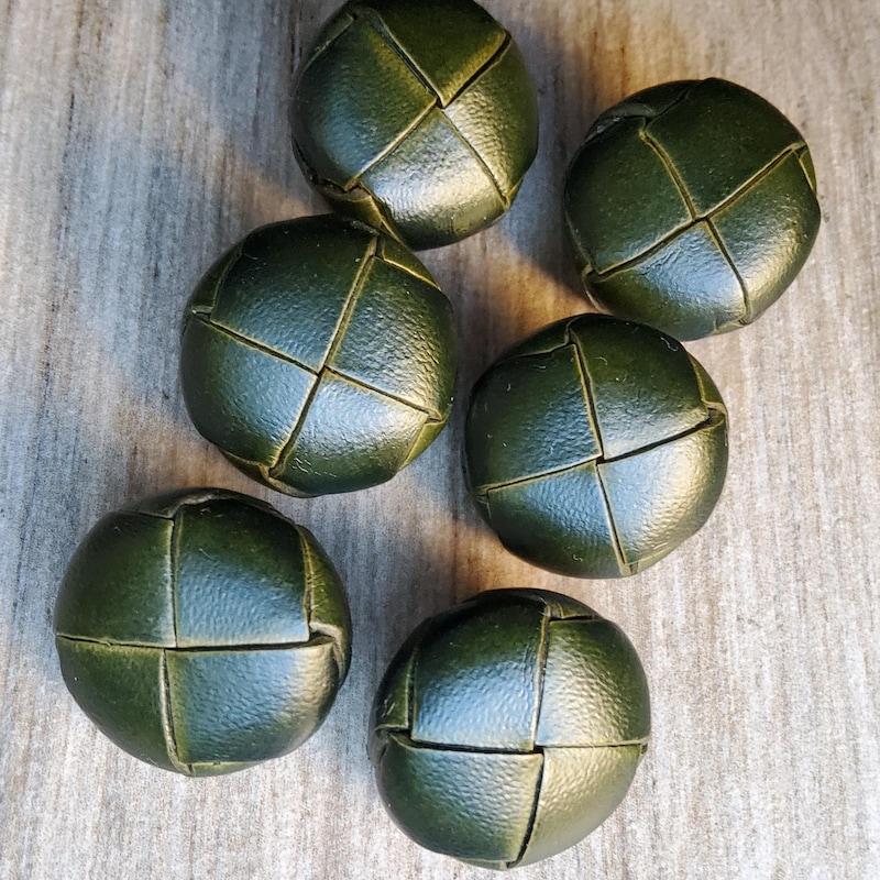 Antique Dark Green Buttons - Etsy UK