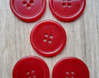 Vintage 1930's Set of Five Marbled Blue Coat Buttons. - Etsy