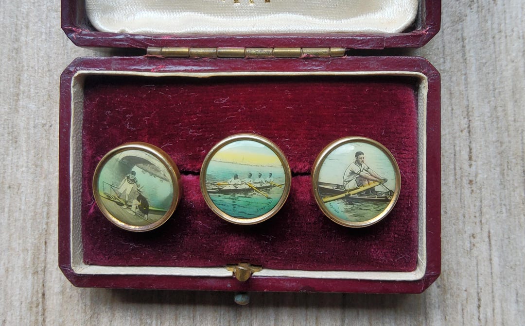 Vintage Boxed Set of Three Early 1900's Rowing Sporting Buttons. - Etsy
