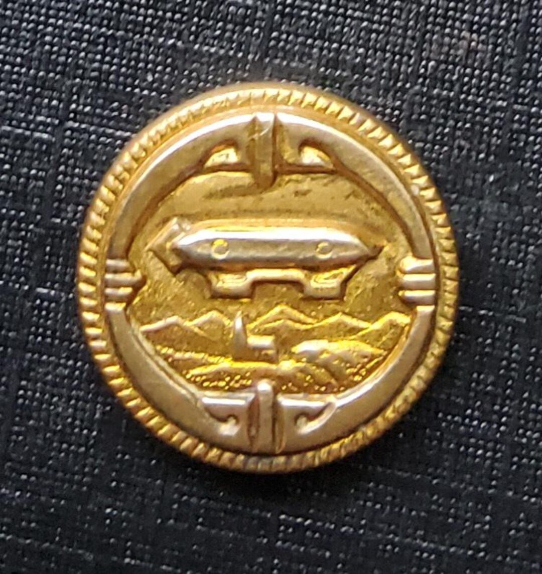 Vintage Early 1900's German Airship zeppelin Uniform Button. - Etsy