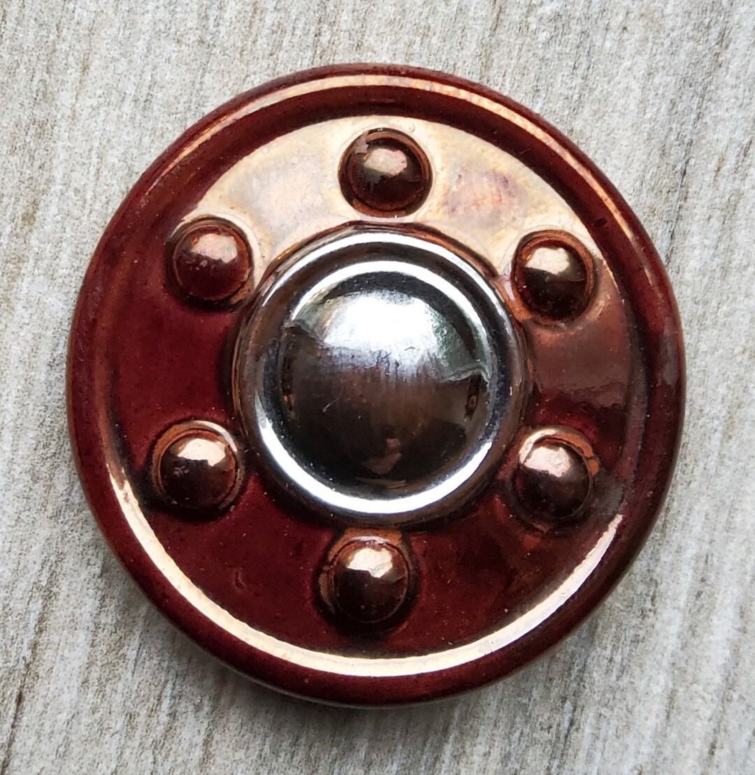 Vintage Large 1950's Hand Made Pottery Button. - Etsy