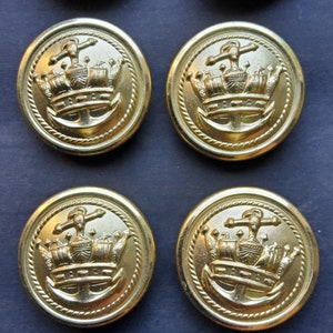 Vintage British Merchant Navy Uniform Tunic Gilt Button. - Etsy