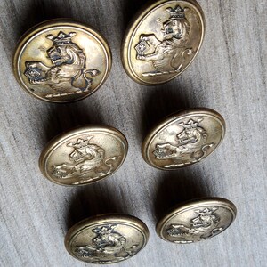 Vintage Large Early 1900's J.plant & Co Brass Livery Buttons. - Etsy