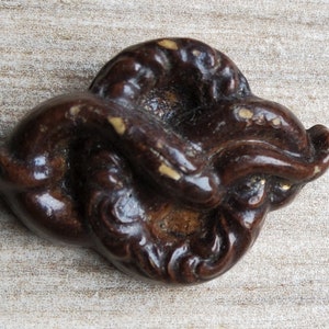 Vintage Large 1930's Coiled Snake Button. - Etsy