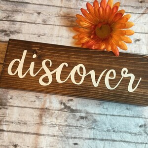 Adventure, Discover, Explore, Travel Wood Signs, Travel Decor, RV Decor ...