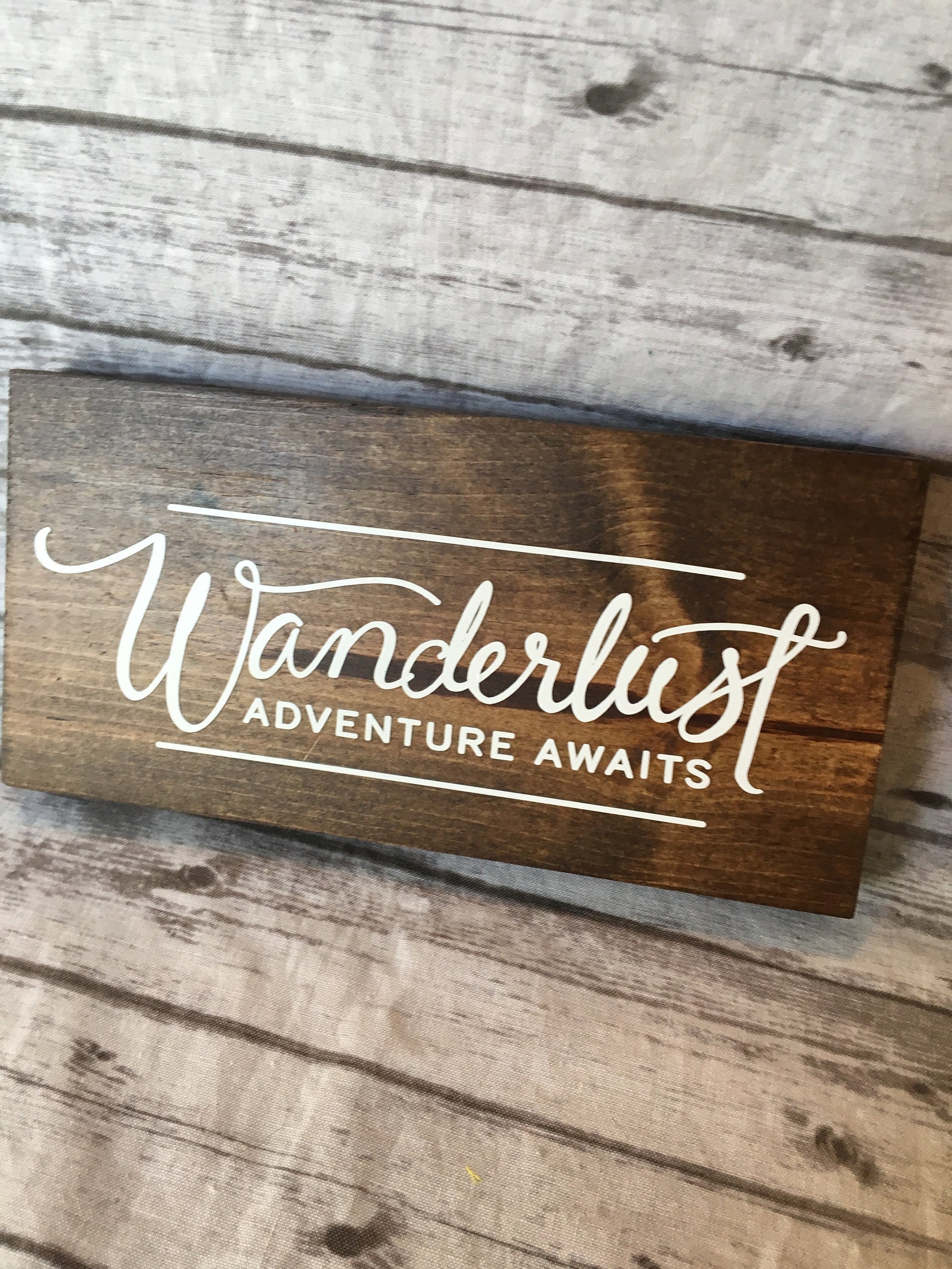 Wanderlust Wood Sign Travel Decor Home Decor RV Decor - Etsy