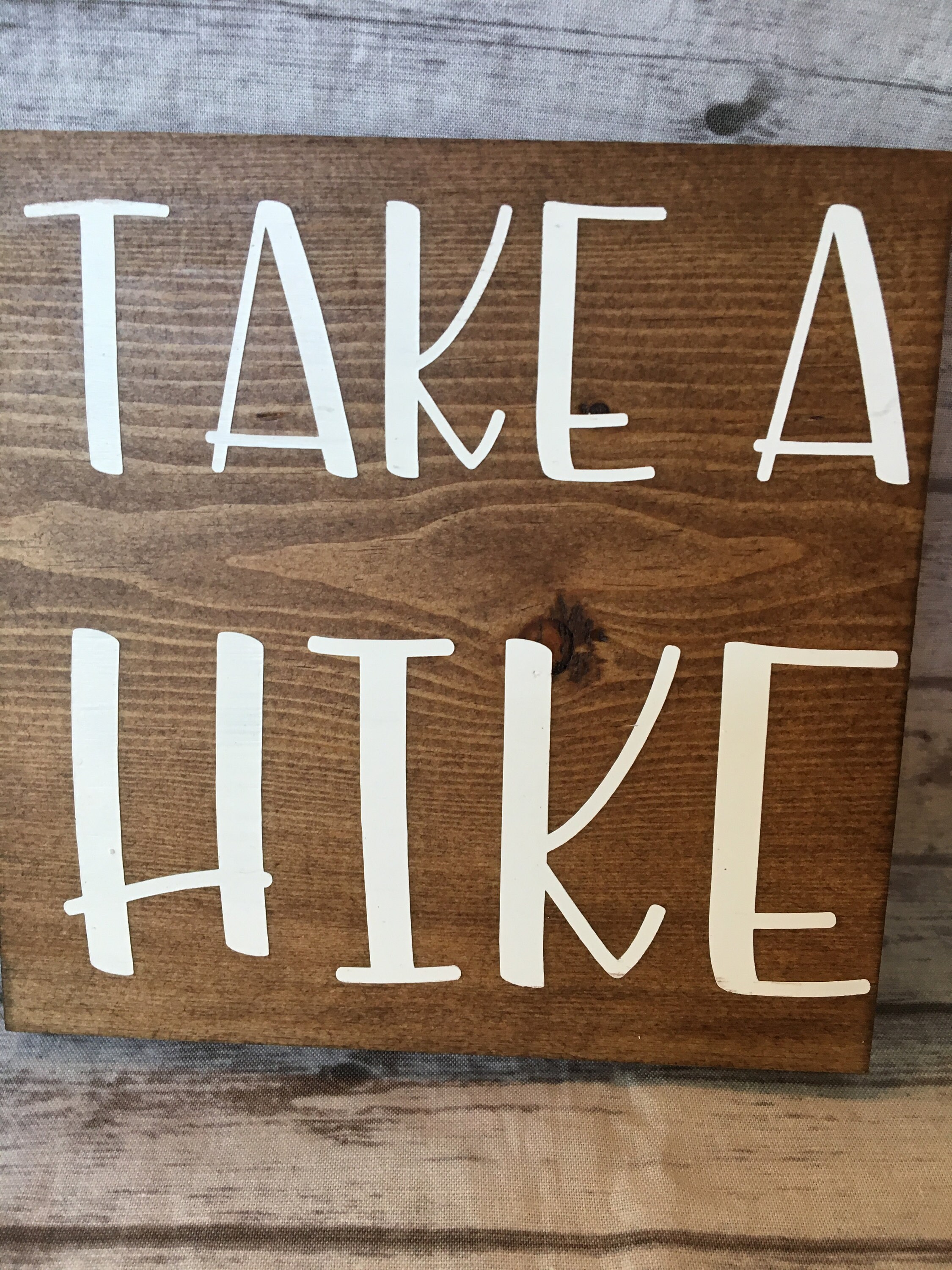 Take a Hike Wood Sign, Travel Decor, Home Decor, RV Decor, Camper Decor ...