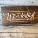 Wanderlust Wood Sign Travel Decor Home Decor RV Decor - Etsy