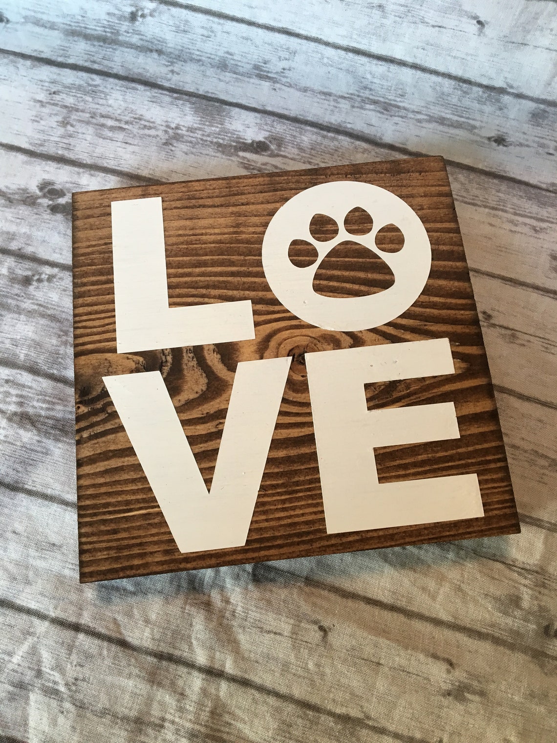 Love Dogs Wood Sign Dog Decor Gift for Dog Lovers Gift for | Etsy
