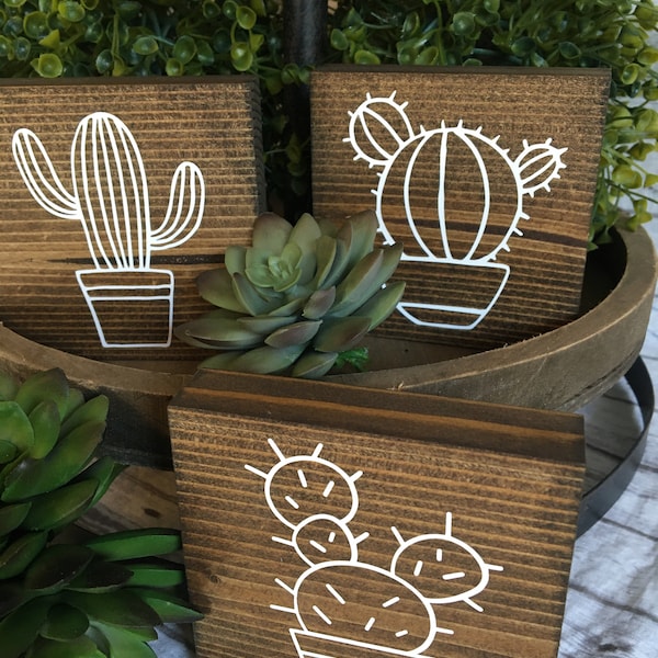 Cactus Decor - Etsy