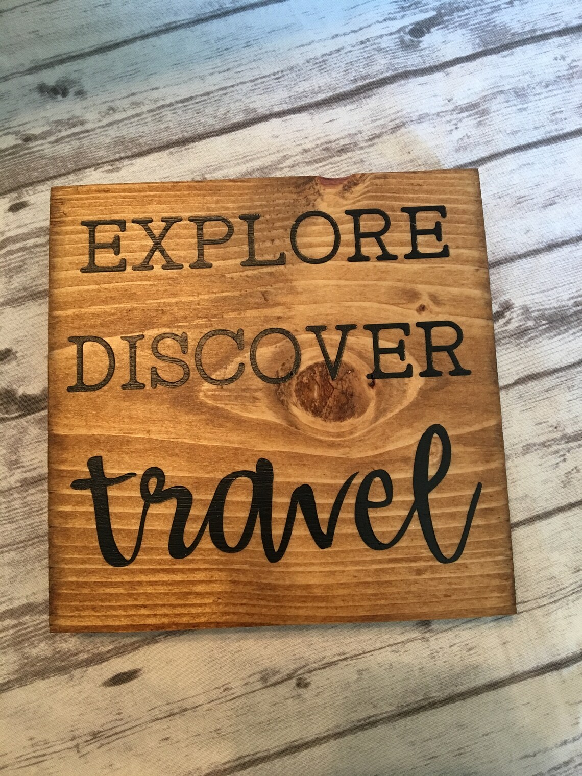Explore Discover Travel Wood Sign Travel Decor RV Decor | Etsy