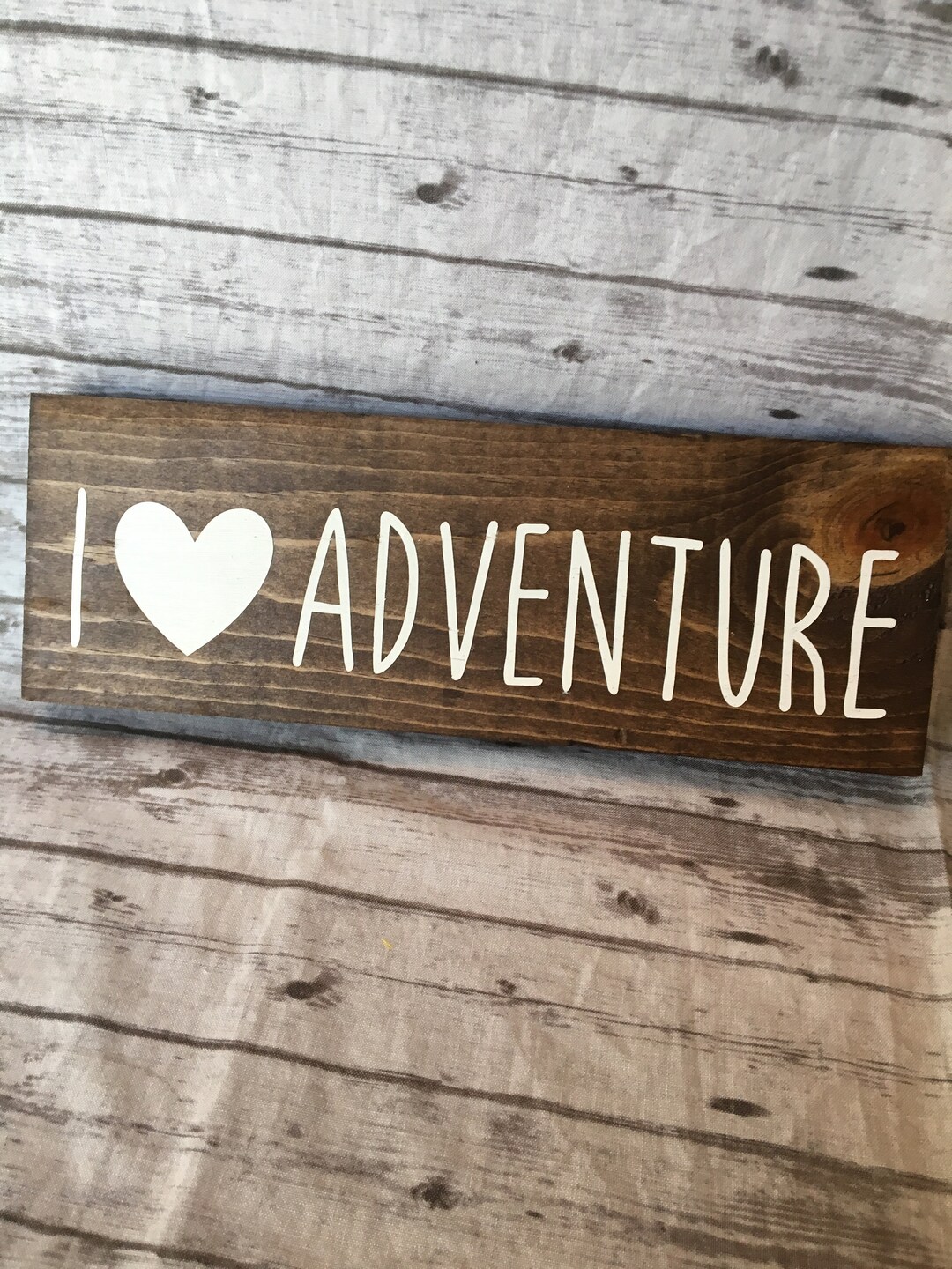 I Love Adventure Wood Sign, Travel Decor, RV Decor, Camper Decor - Etsy