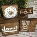 Donut Mini Signs, Tiered Tray Decor, Donut Decor, Kitchen Decor - Etsy